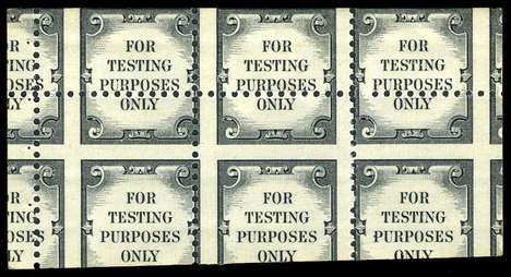 Jay Smith & Associates: United States: Stamps: Test Stamps And Booklets